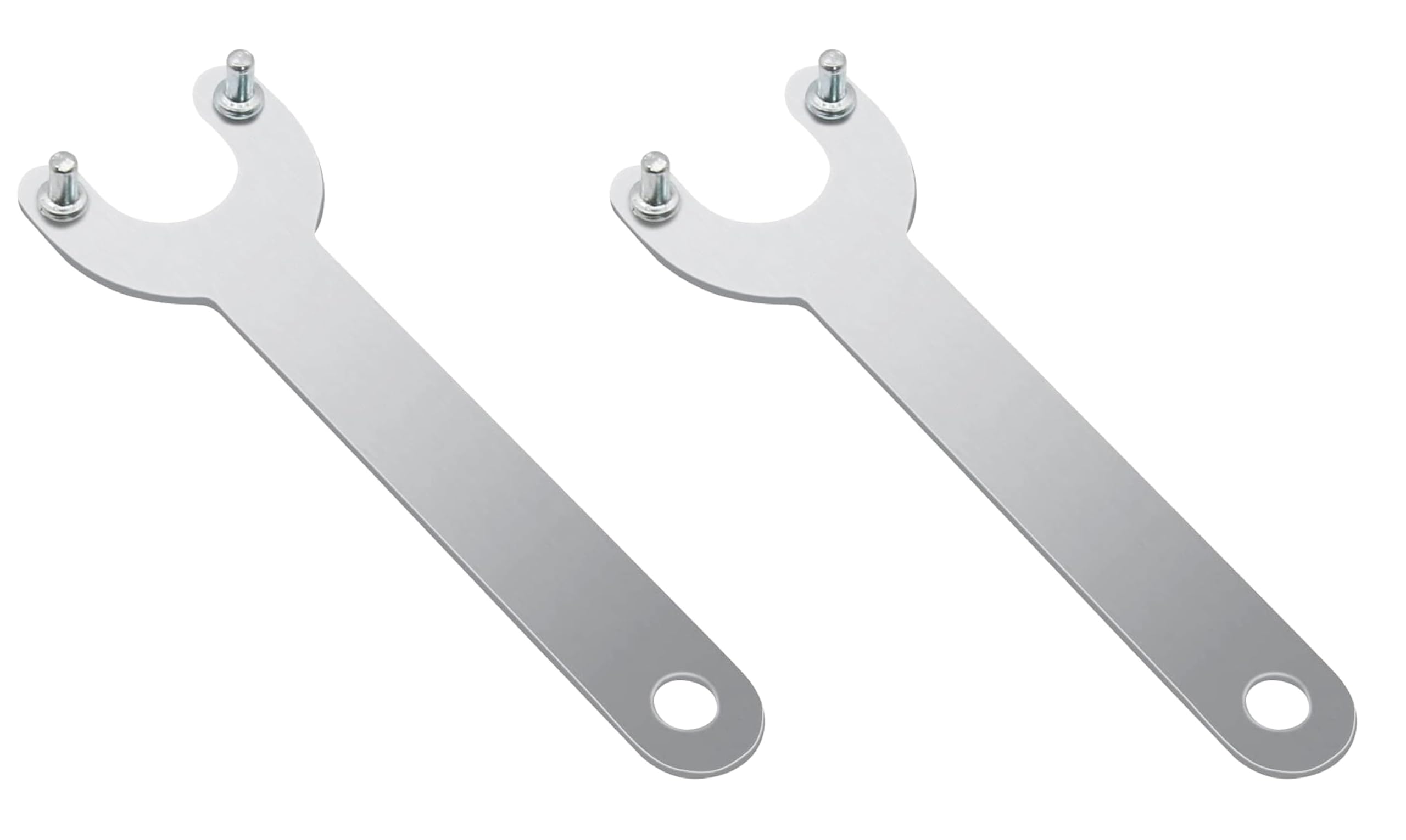 Tuckaner AG452K Wrench fits Ryobi Angle Grinder Replacement Tool Part 039028001052 039028007053 (2pcs), Silver