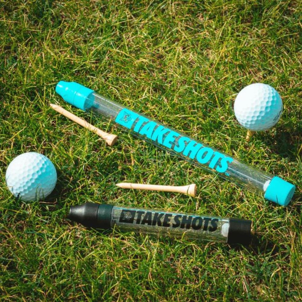 TakeShots Half Take V2 - Shot Holder & Straw for Drinks & Chasers - Experience Shots On The Go - 0.5oz (Ladies Night)