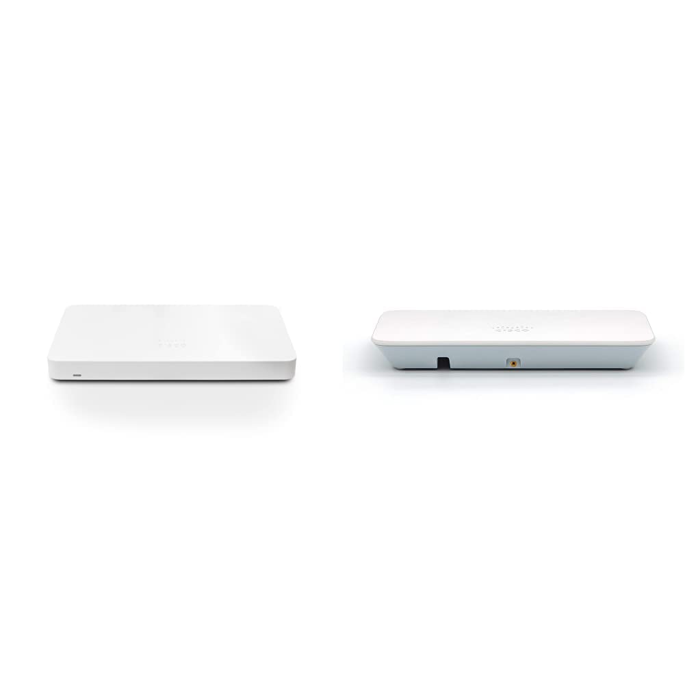 Meraki Go Ethernet Router Firewall Plus and Indoor WiFi Access Point Bundle | Cloud Managed | Cisco