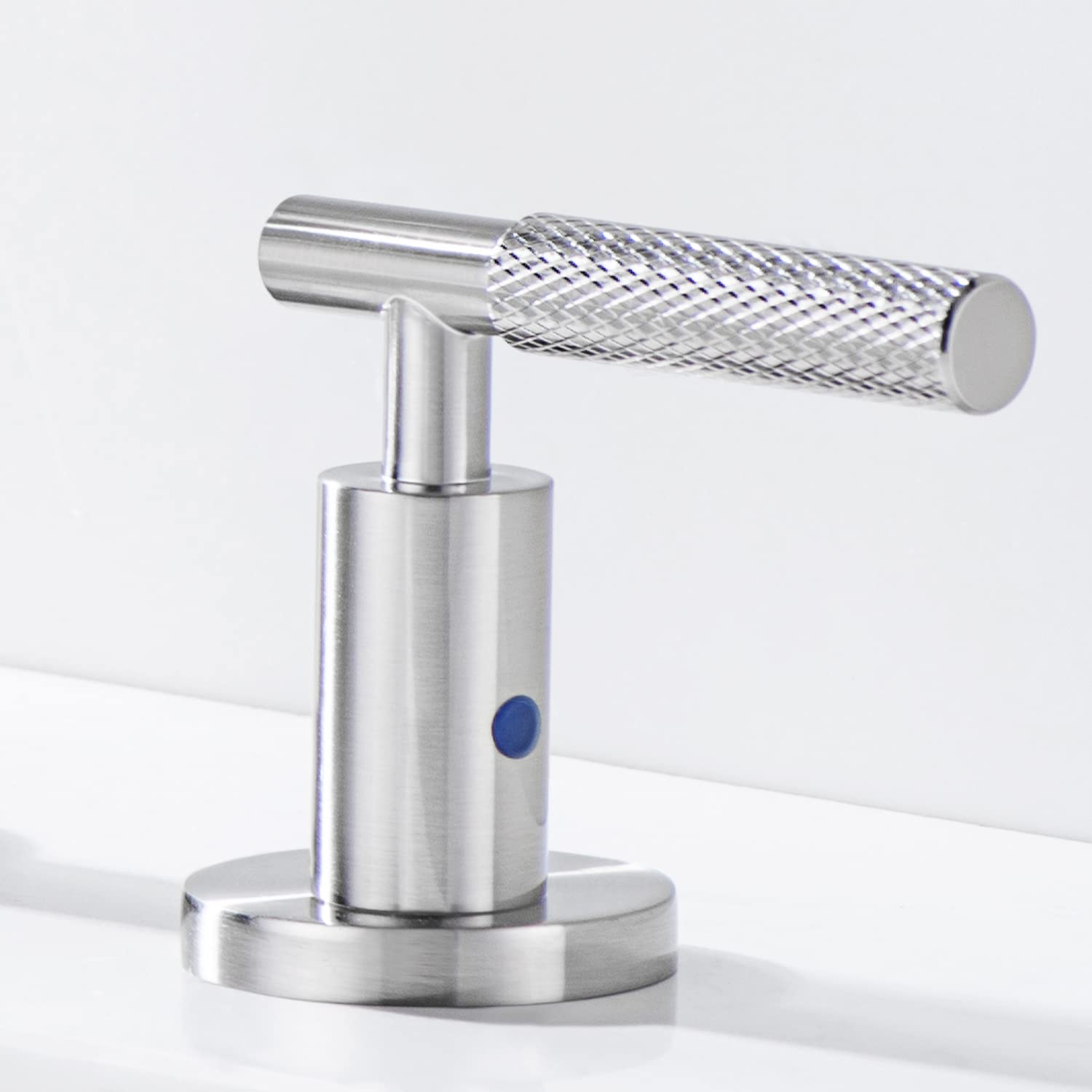 KPAIDA Bathroom Faucets, 3 Hole Bathroom Sink Faucet Brushed Nickel 8 inch Widespread Bathroom Faucet, 2 Handle Faucet for Bathroom Sink Vanity with Pop Up Drain
