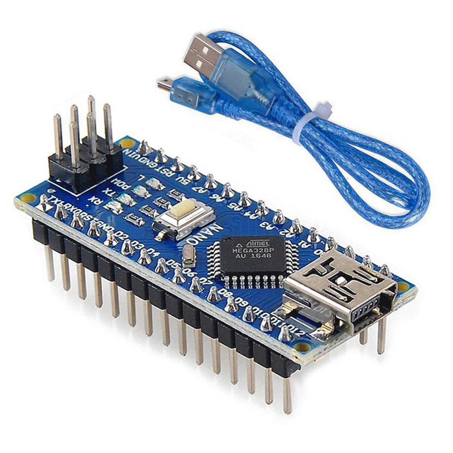 Mini Nano V3.0 ATmega328P 5V 16M Microcontroller Board w/USB Cable for Ar duino IDE
