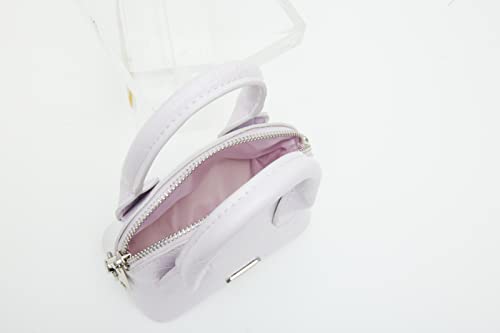 MADDEN GIRL Croco Mini Crossbody, Lilac