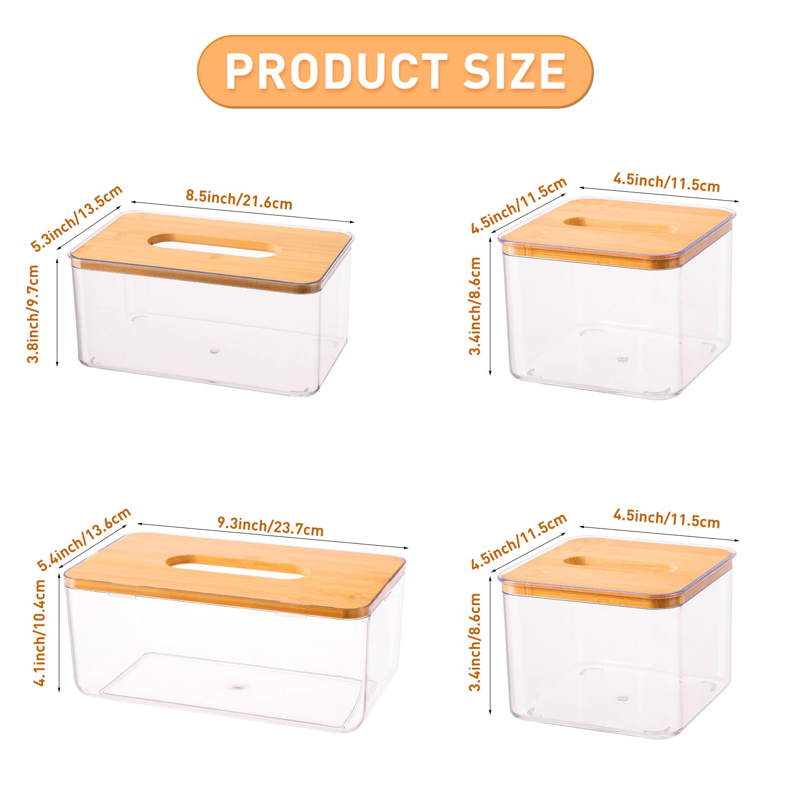 QPPKII 4 Pack Laundry Powder Container with Lid and Scoop, Plastics Clear Dryer Sheet Detergent Containers, Detergent and Laundry Pods Container Organization and Storage