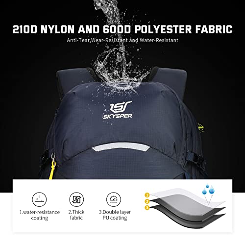 SKYSPER Hiking Daypack 25L for Men Women Lightweight Waterproof Camping Backpack, Day Pack for Travel Outdoor