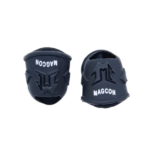 MagConPro - X6 Kit - 2 Thumb Sleeves + 2 Thumb Stick Covers + 2 Magnetic Sniper Tower Extensions - Compatible with Xbox, Playstation, Nintendo Switch and PC Controllers (Regular, Yellow)