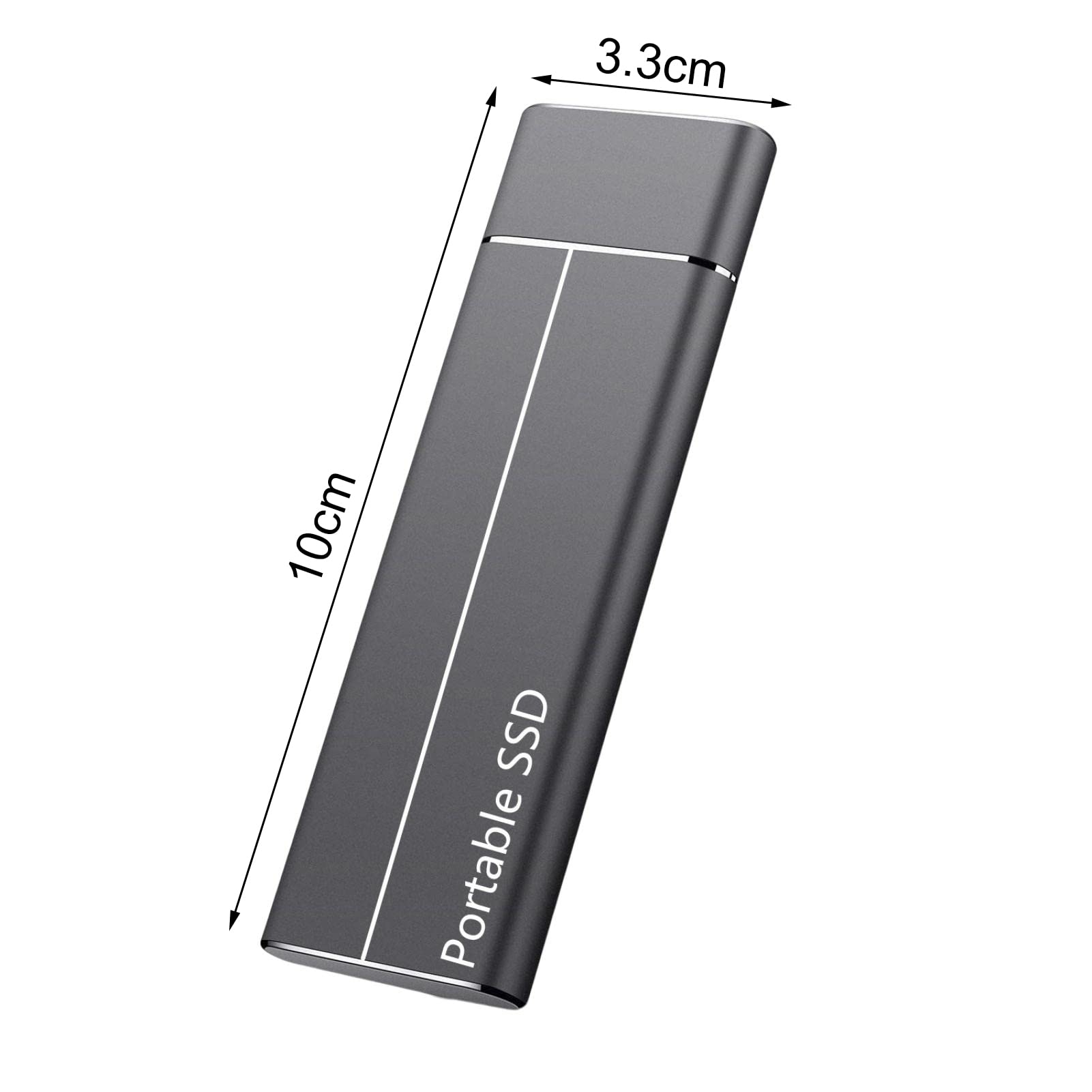 Mobile Solid State Drive Data Storage High Speed Transfer Mobile Solid State Disk Memory Device Computer Accessories Black D