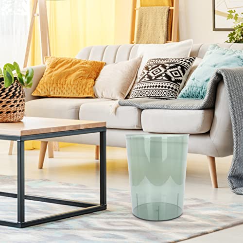Office Trash Cans Clear Wastebasket Plastic Trash Can: Garbage Container Can Litter Bin Household Kitchen Bedroom Office Restaurant Wastebasket Green Office Waste Basket
