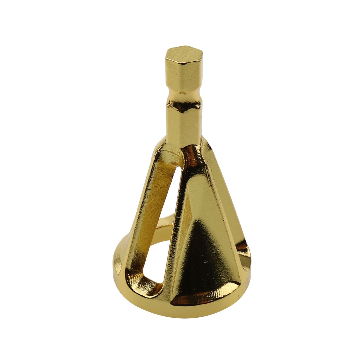 MEETOOT Stainless Steel Deburring and Chamfering Tool Gold Hexagon Shank Deburring External Chamfer Tool Remove Burr Tools for Metal Wood Drilling Tool