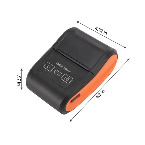 RGREGL Thermal Receipt Printer USB Mini Portable Bluetooth HD Printing for POS Office Electronics