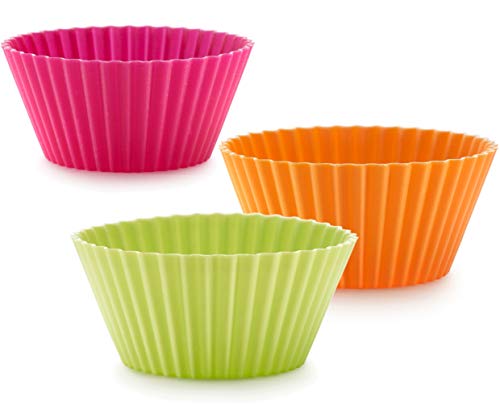 Lekue 12-Piece Muffin-Cup Set, Assorted