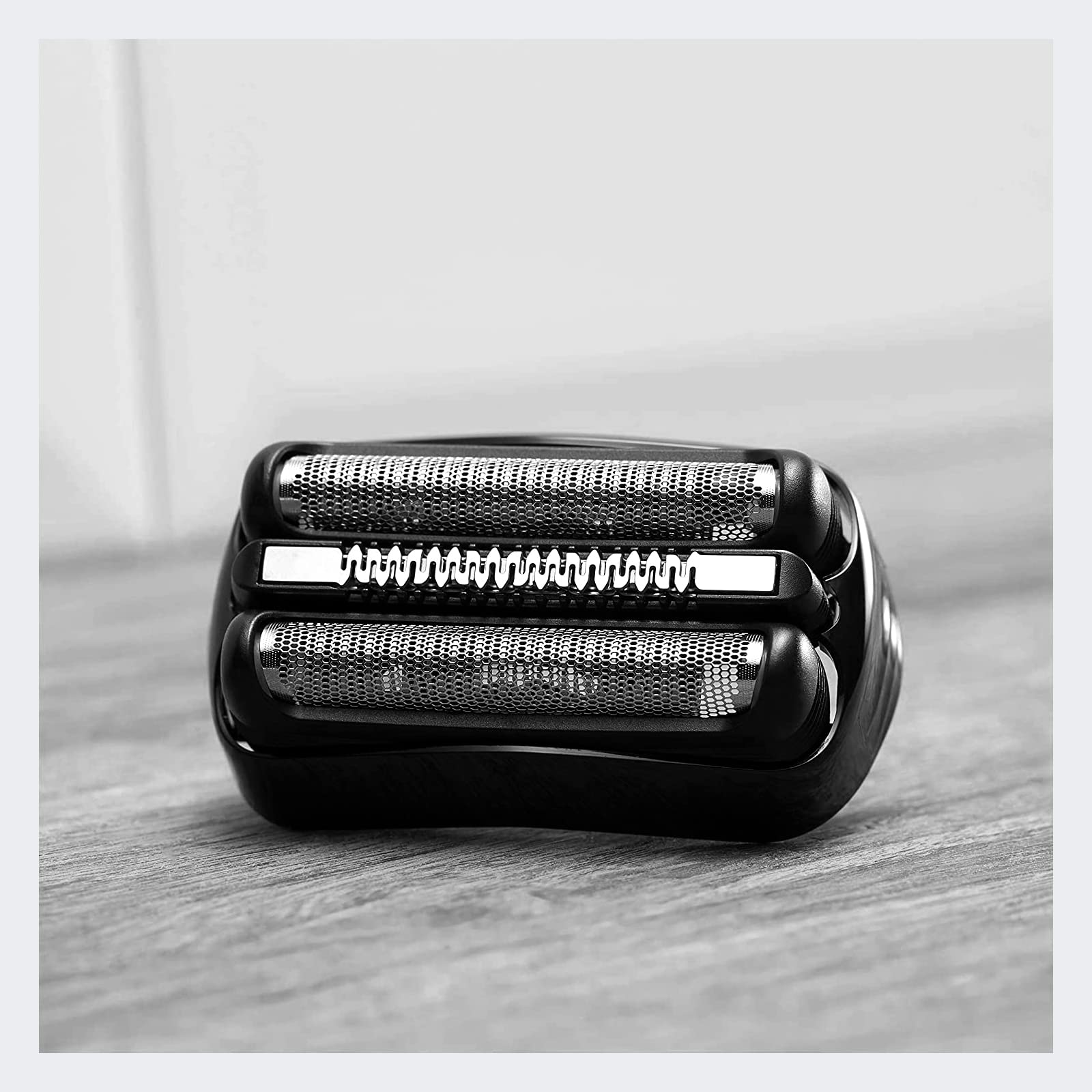MINGHUI 21B Series 3 Shaver Foil & Cutter Head Replacement Cassette for Braun Electric Shaver,Compatible with Models 320 330 340 350CC, 3070CC, 3080S, 3090CC,Black