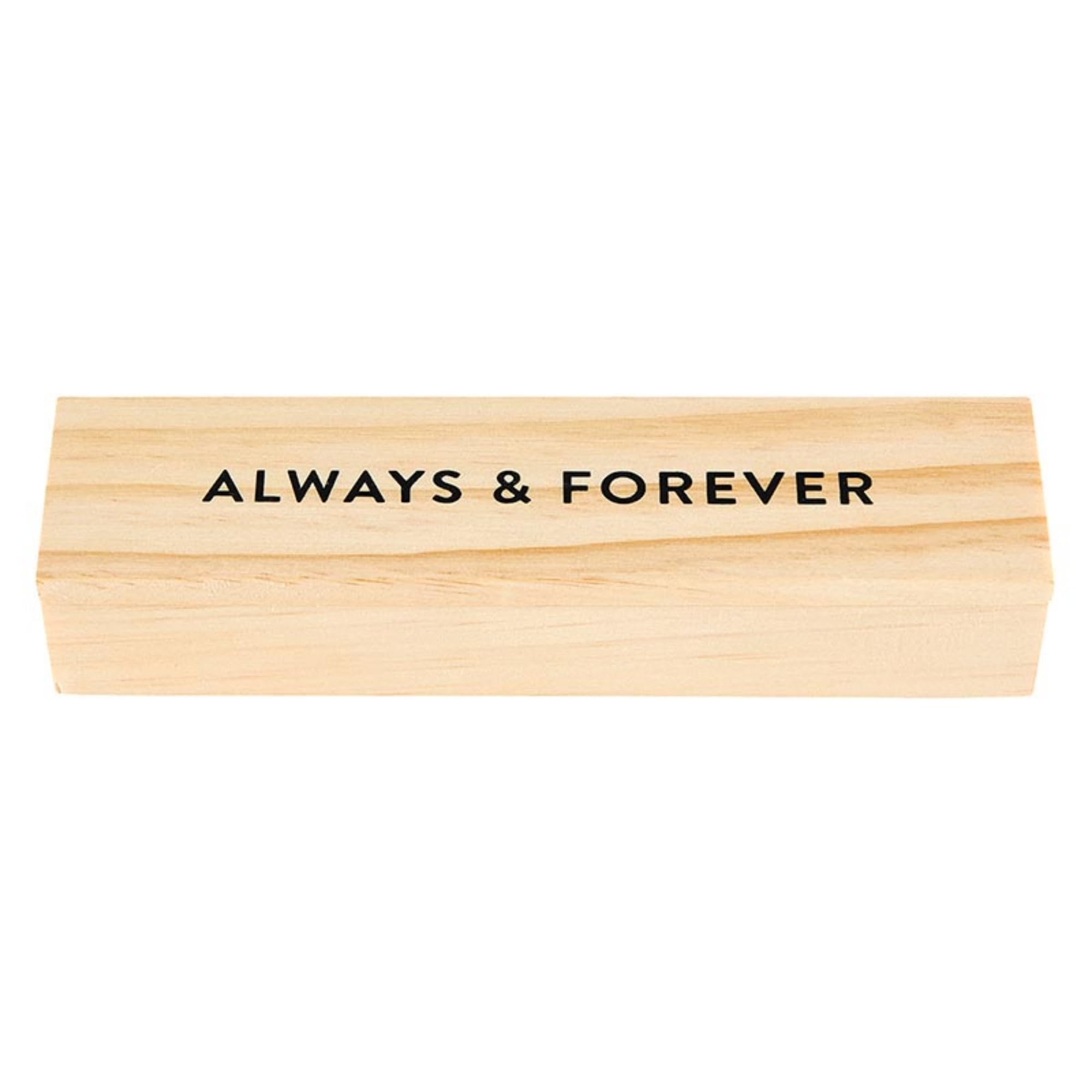Santa Barbara Design Studio Wedding Gifts Gem Refillable Pen Wood Boxed Gift Set, 1-Piece, Always & Forever
