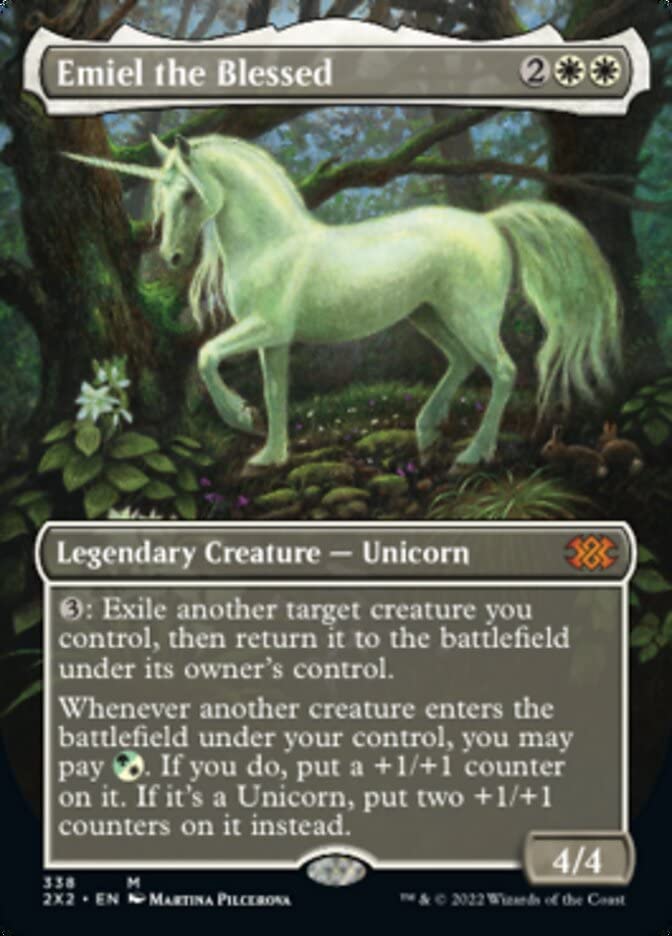 Magic: the Gathering - Emiel The Blessed (338) - Borderless - Double Masters 2022