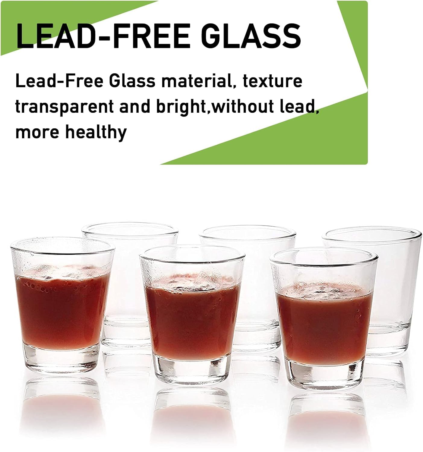 Mfacoy 30 Pack Shot Glasses Set with Heavy Base, 1.6 oz Clear Shot Glasses Bulk, Small Whiskey Shot Glass for Vodka, Whiskey, Tequila, Espressos, Spirits & Liquors, Clear Glass