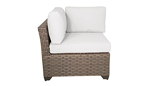 TK Classics MONTEREY-08a-WHITE Monterey Seating Outdoor Furniture, Sail White