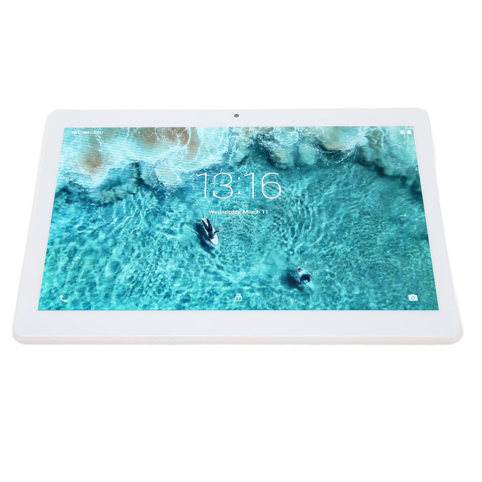 Naroote Phone Tablet, 10.1 Inch Tablet 5800mAh Battery 2.4Ghz 5Ghz WiFi 4GB RAM 64GB ROM (US Plug)