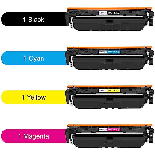 SINOPRINT 069 069H Toner Cartridge Replacement Compatible for Canon 069 for Canon imageCLASS MF753Cdw MF751Cdw LBP674Cdw Printer Ink(Black Cyan Yellow Magenta 4-Pack)