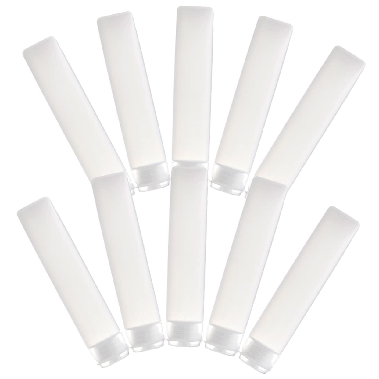 minkissy 20 Pcs Hose Bottle Squeeze Bottle Squeeze Sub Bottle Silicone Toiletry Bottles Empty Makeup Tubes Empty Bottle with Flip Cap Lotion Squeeze Tubes Portable Travel Pp Container