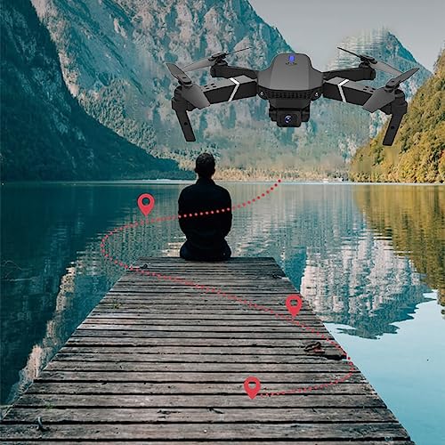 PRIZOM Pro Drone 4K HD Camera Foldable Drone Height Fixed Remote Control Pro Wifi Drone Gift Toys One Camera 1 Battery