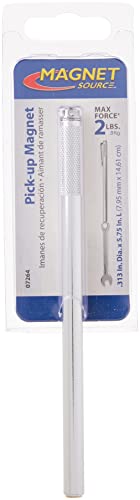 Master Magnetics 07264 Pocket Magnetic Pick-Up Tool, Ferrous Tester Magnet, 5.75" Length, 2 lb Hold