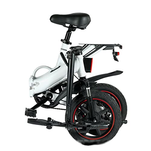 IEASEzxc Bicycle Motor Electric Mountain Bike 16 Inches Tyres Folding Bicycle