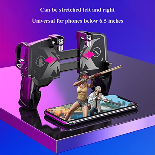 Mobile Game Controllers Gaming Grip, Portable Gamepad Triggers, Sensitive Shoot Aim Joysticks for Android & IOS