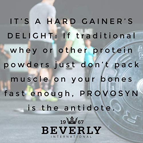 PROVOSYN. The Original Ultra-Premium Whole Egg, Milk (Casein + Whey) and Beef Protein Powder. Fast Muscle Building + Recovery. Perfect for Hard Gainers. Vanilla Flavor, 616 g The Mature Users Protein.