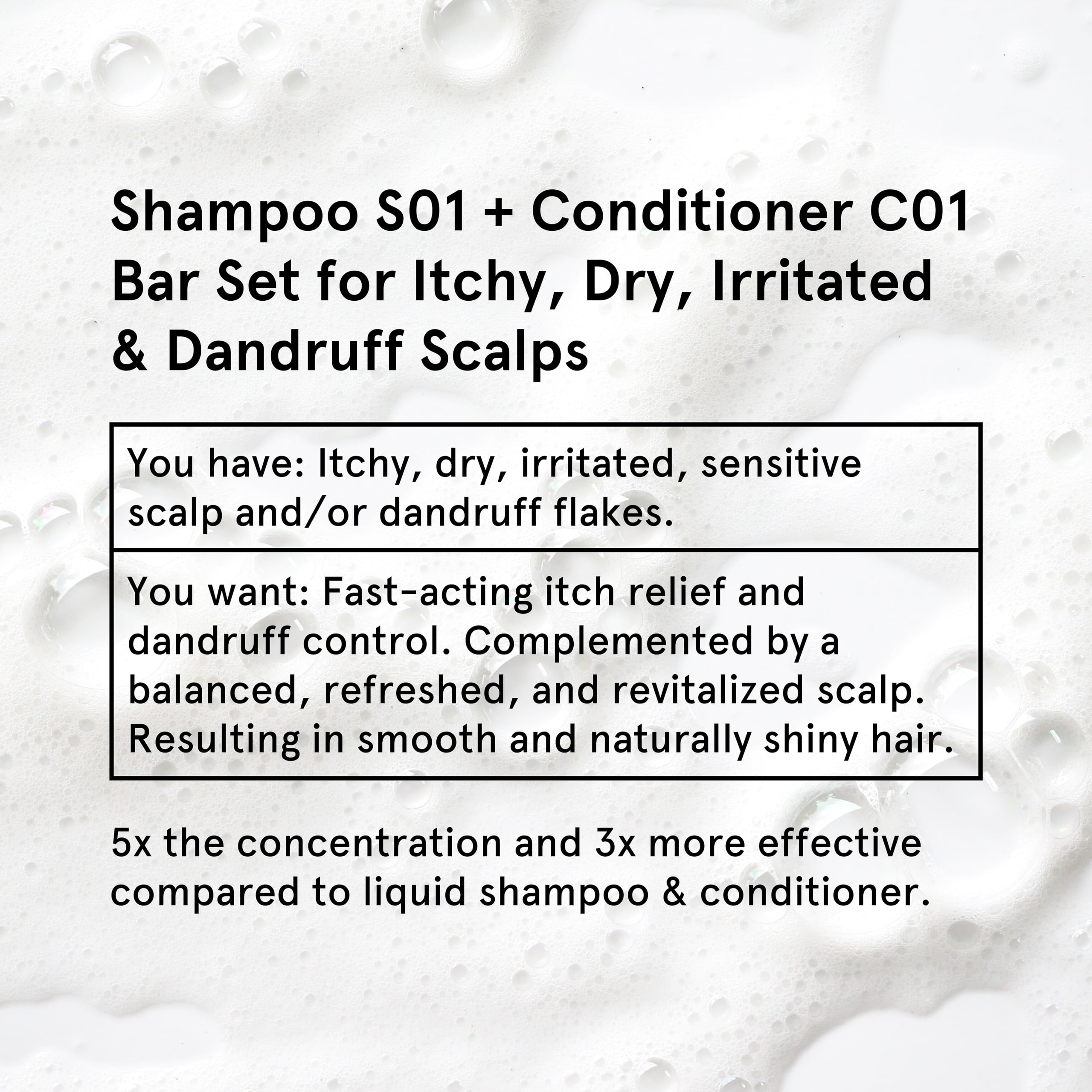Leafinty Solid Shampoo Bar & Conditioner Bar Set for Normal & Dry Hair - Sulfate Free, Natural, Eco-Friendly, Sustainable, Zero Waste, Gift Set,3.52oz (Pack of 1, up to 75 uses)