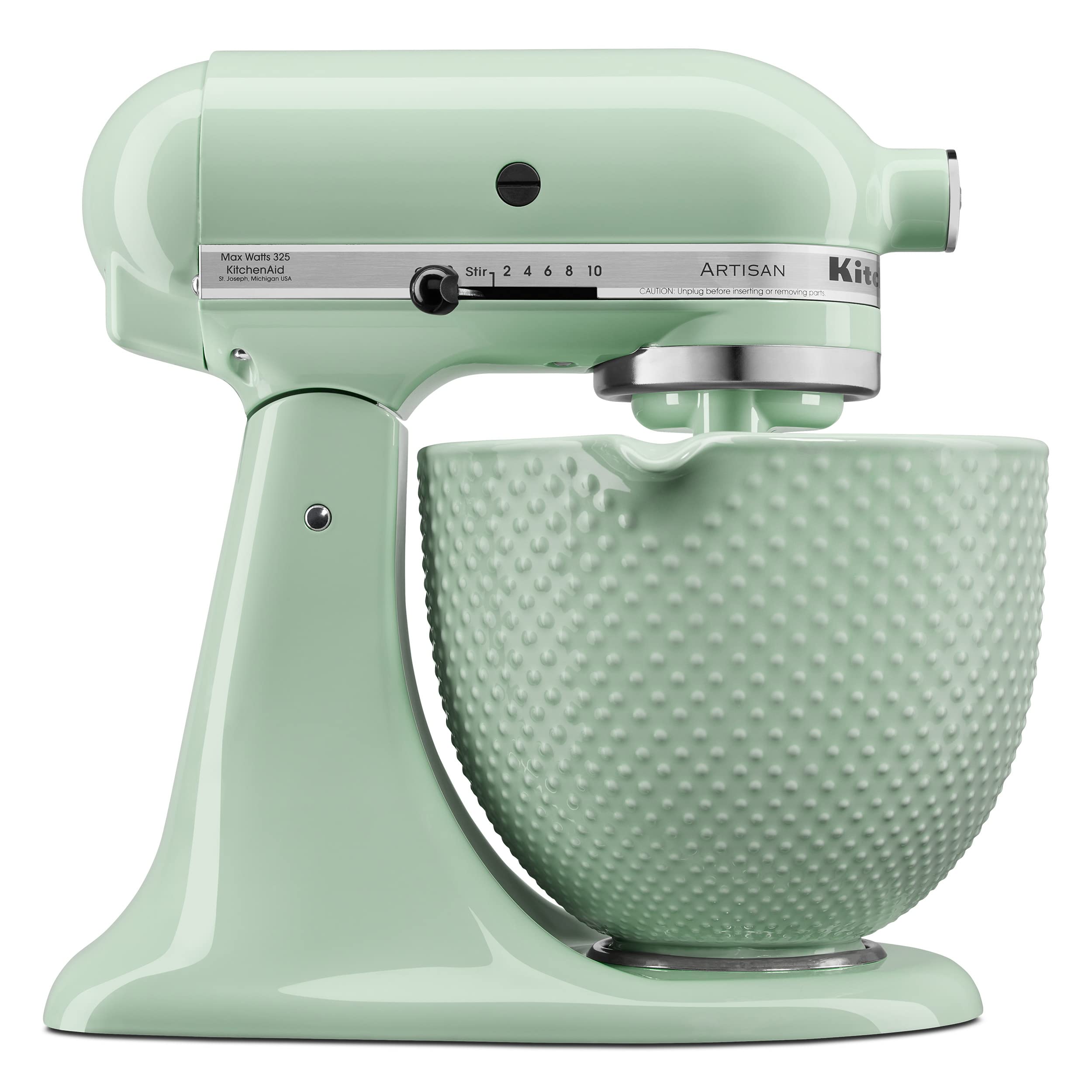 KitchenAid 5 Quart Ceramic Bowl for all 4.5-5 Quart Tilt-Head Stand Mixers KSM2CB5TDD, Dew Drop