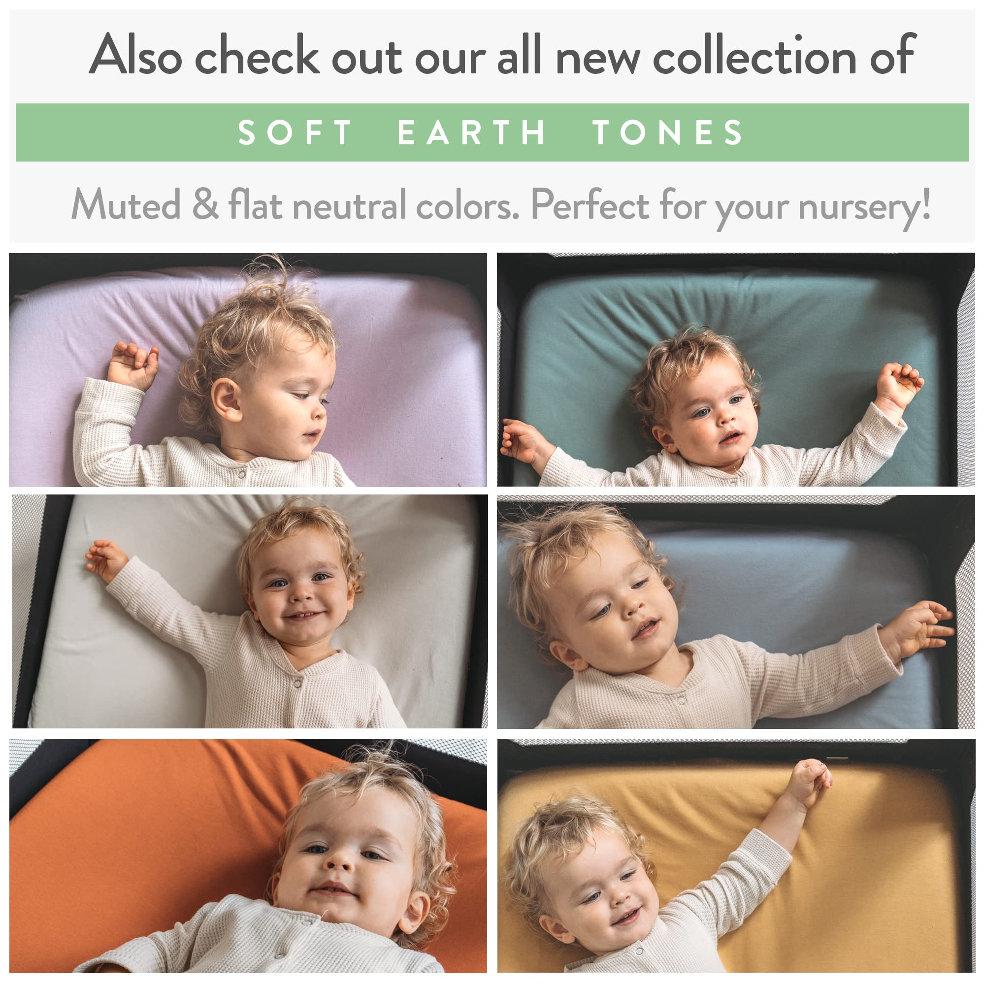Mini Portable 24x38 Fitted Crib Sheets β Compatible with Dream on Me, Delta Porta Crib and Arms Reach Ideal Cosleeper β 100% Jersey Cotton β Farm Animals β 2 Pack