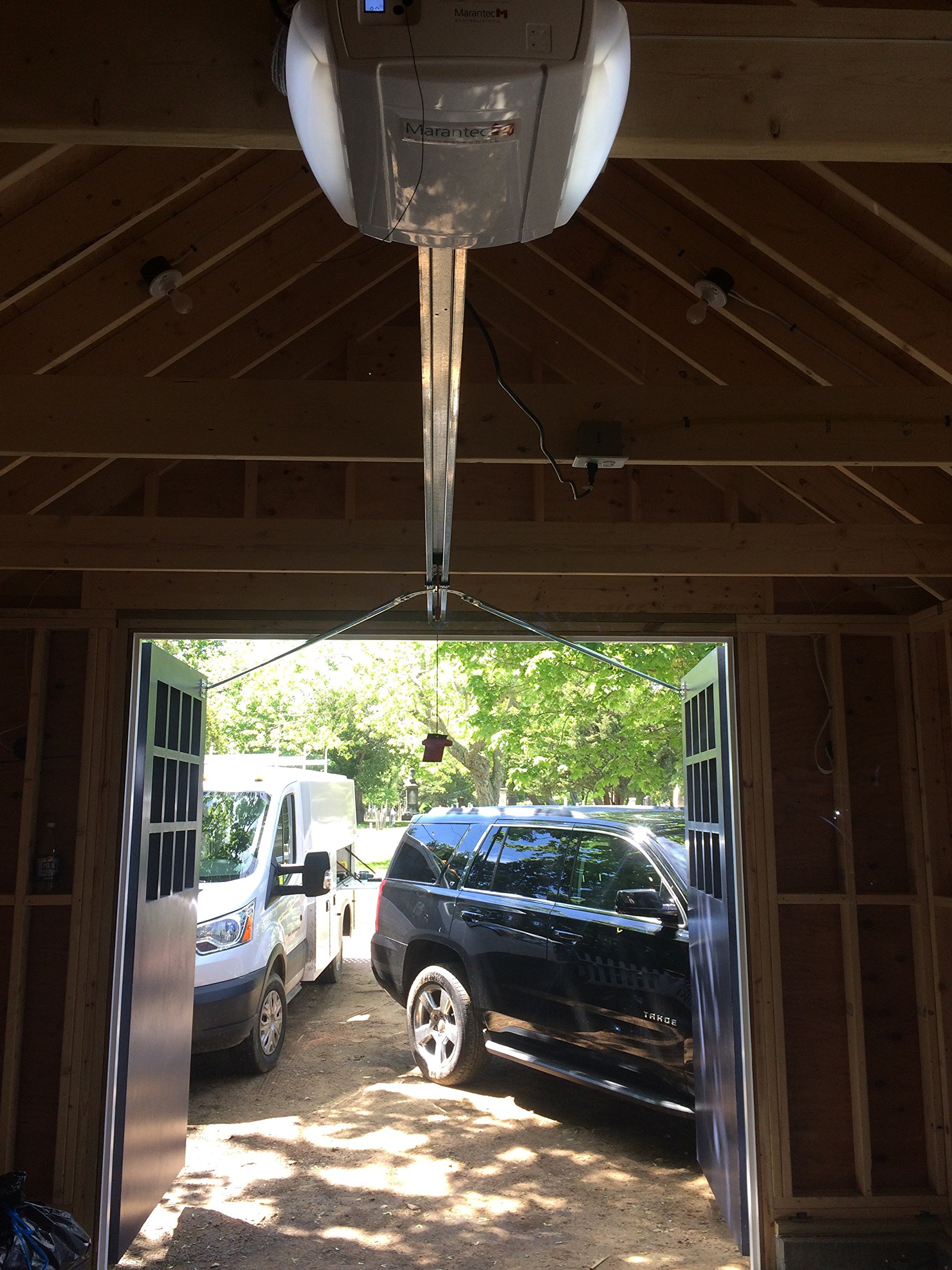 Synergy 370 3/4 HP DC Motor 7' Belt Drive Garage Door Opener with LED Lighting
