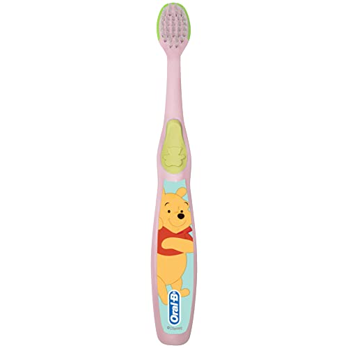 Oral-B Baby Manual Toothbrush, Pooh Characters, 0-3 Years Old, Extra Soft (Characters Vary) - 1 Count