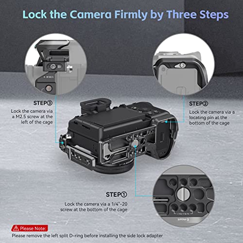 SmallRig A7 IV Cage with Top Handle, Clamp for HDMI Cable and Side Handgrip, Advanced Kit for Sony Alpha 7R V/Alpha 7 IV/Alpha 7S III - 3710