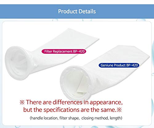 Pentek BP-420-1 Polypropylene Bag Filter Replacement 1 Micron