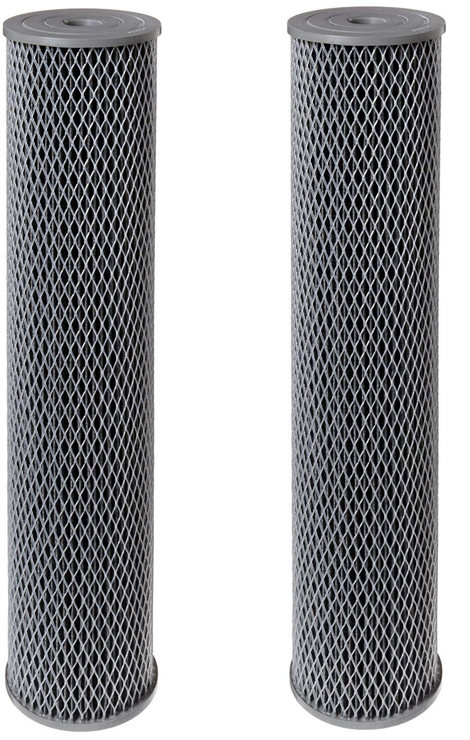 Pentek NCP-20BB Pleated Carbon-Impregnated Polyester Filter Cartridge, 20" x 4-1/2", 10 Microns (Pack of 2)