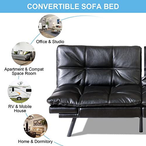 Opoiar PUBKSOFA267 Sofabed, Black-01