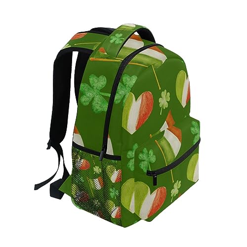 ODAWA St Patricks Day Shamrock Backpack for Boys 6-8 Backpack School Teens