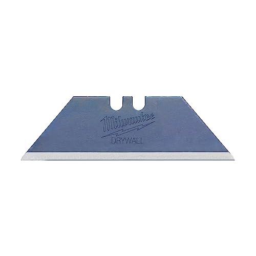 Milwaukee 48-22-1933 5-Pack of Deburred Micro Carbide Drywall Utility Knife Blades for Folding Lockback and Sliding Knives