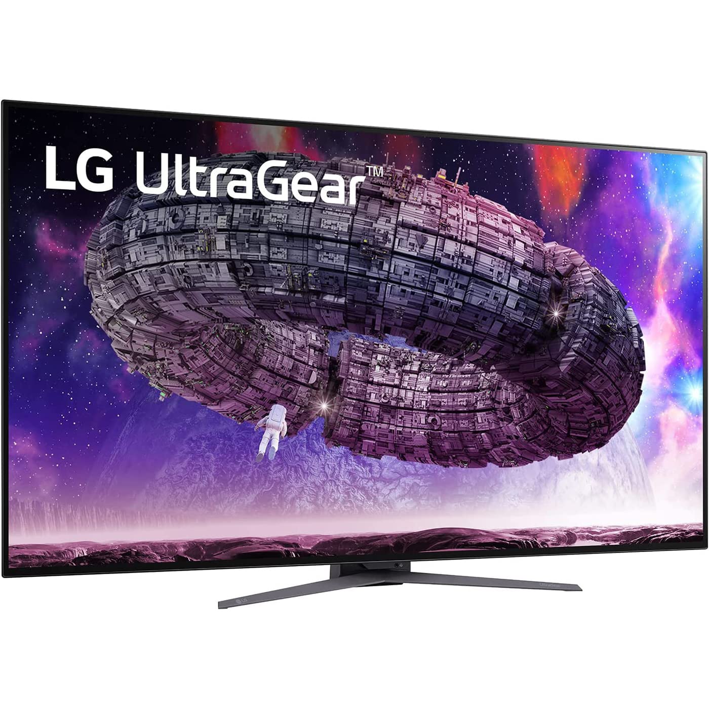 LG 48GQ900-B 48" Ultragear UHD OLED Gaming Monitor, 120 Hz, G-SYNC Compatible Bundle with Elite Suite 18 Software + 1 Year Protection Warranty