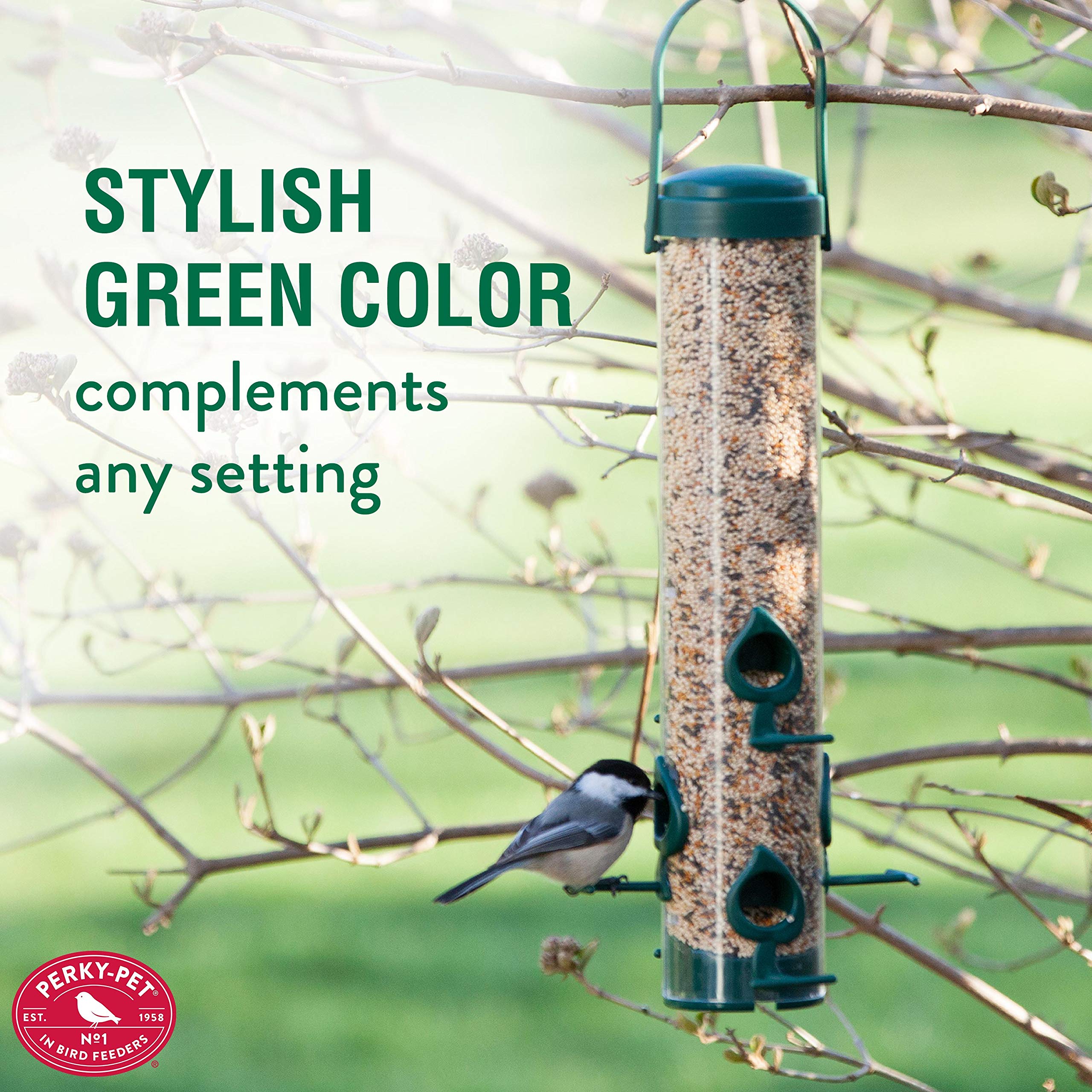 Perky-Pet 480 Classic Hanging Wild Bird Feeder β 1.75 lb Seed Capacity