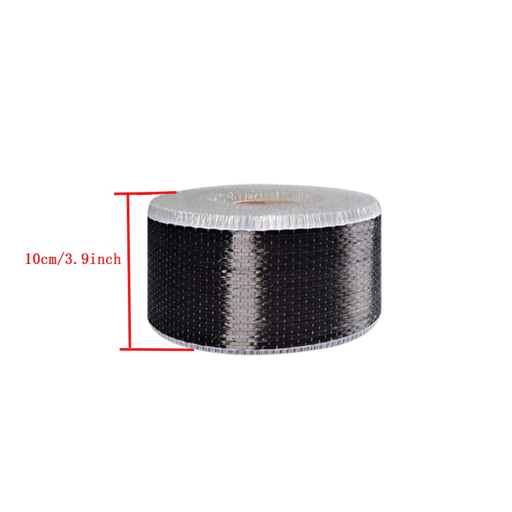 SOFIALXC Full Carbon Fiber Fabrics Cloth Wrap Sheet 200g/m2 10cm Width,Long,1000cm