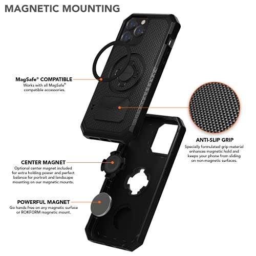 Rokform - iPhone 13 Pro Max Rugged Case + 2-Pack Screen Protector Kit (Clear)