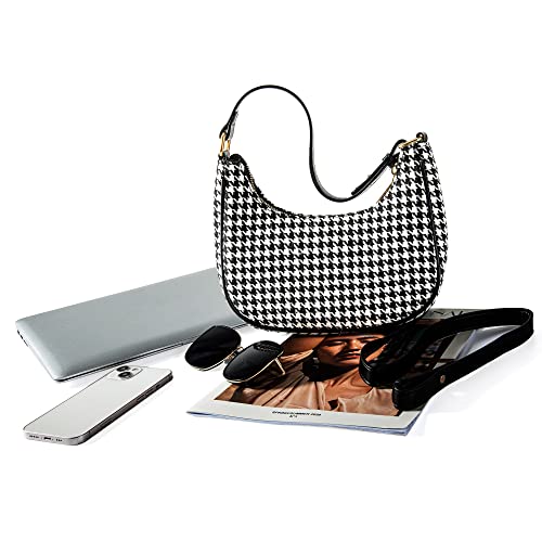 Montana West Trendy Shoulder Bag Small Crossbody Bag for Women with Detachable Shoulder Strap MWC-119BK