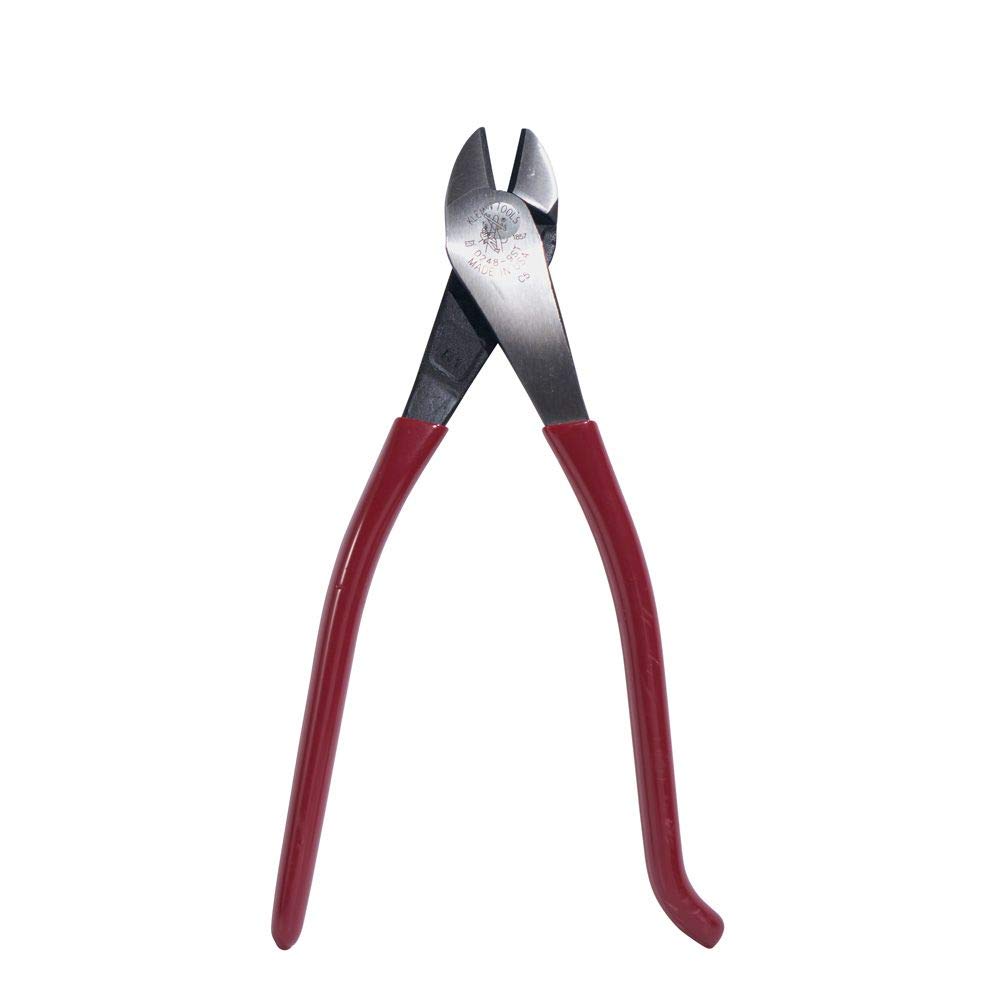 Pliers, Ironworker's Diagonal Cutting Pliers with High Leverage Design Works as Rebar Cutter and Rebar Bender, 9-Inch