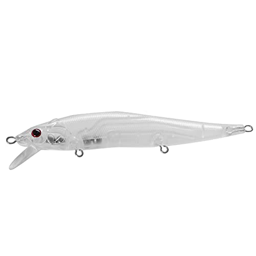 LHLLHL 20pcs/Set Unpainted Lures Slow Sinking DIY Blank Jerkbaits with Steel Beads Minnow Hard Baits Trout 12cm 12g