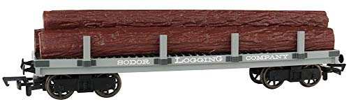 Thomas & Friends - Sodor Logging Company Flat Wagon with Logs - HO Scale