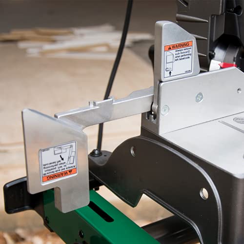 Metabo HPT 12-Inch Compound Miter Saw, Laser Marker System, Double Bevel, 15-Amp Motor, Tall Pivoting Aluminum Fence, 5 Year Warranty (C12FDHS)