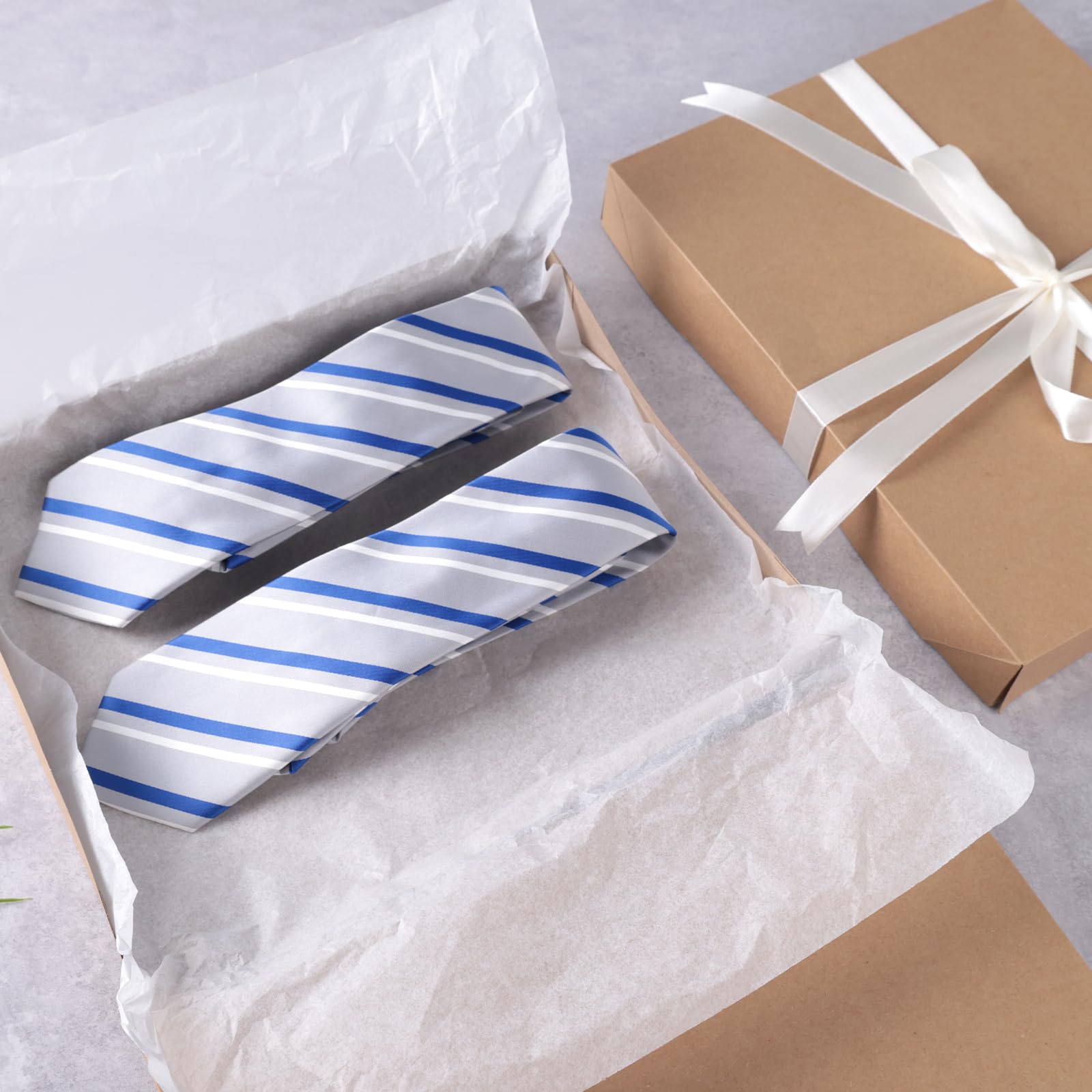 VGOODALL 12PCS Gift Box Bulk, Brown Gift Boxes with Lids 11.8 x 9.5 x 1.6 Inches for Birthdays Party