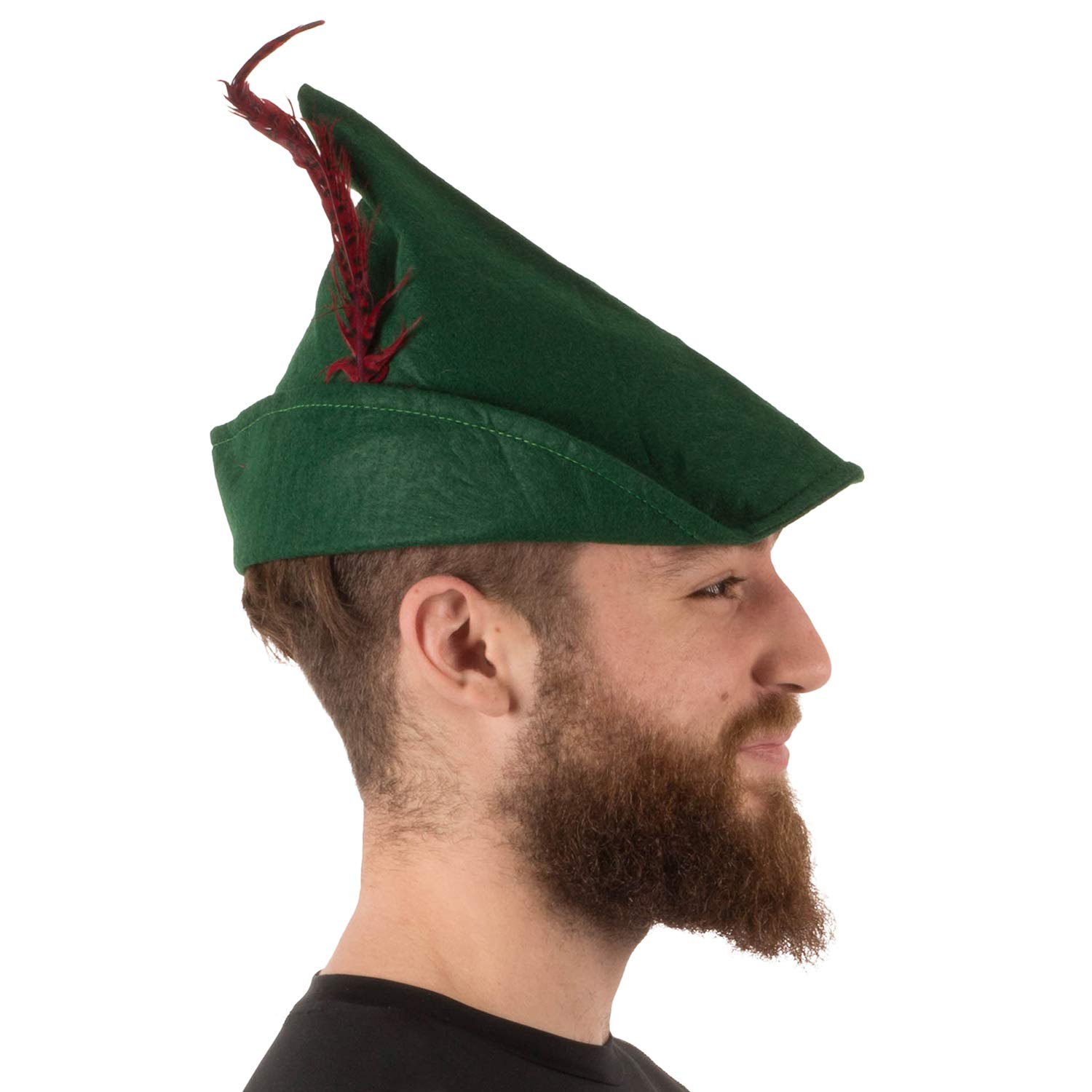 Tigerdoe Alpine Hat - German Hats with Feather - Green Tyrolean Hat - Bavarian Hat - Costume Hats (Alpine Hat)