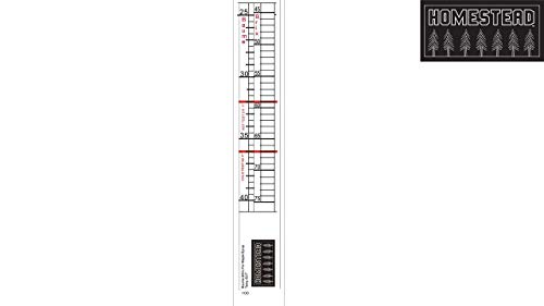 Maple Syrup Hydrometer - Measure Sugar and Moisture Content (Density) of Boiled Sap - Baume and Brix Scale - Calibrated to Create Pure Maple Syrup